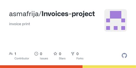 GitHub Asmafrija Invoices Project Invoice Print