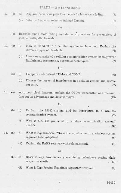 EC Wireless Communication Nov Dec Question Paper University Question Papers