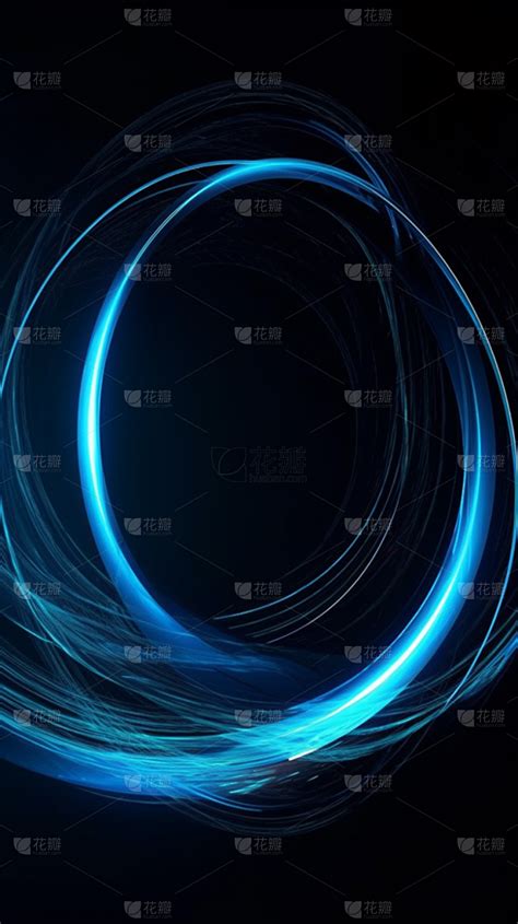 波浪线条曲线科技感背景