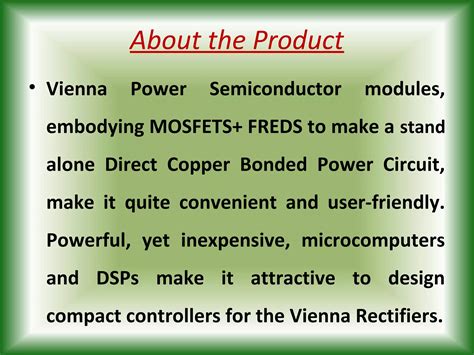 Three Phase Power Factor Improvement Using Vienna Rectifier Ppt