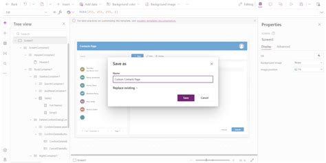Note Do Save And Publish The App
