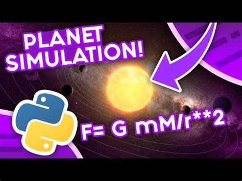 Planet Simulation In Python Tutorial YouTube