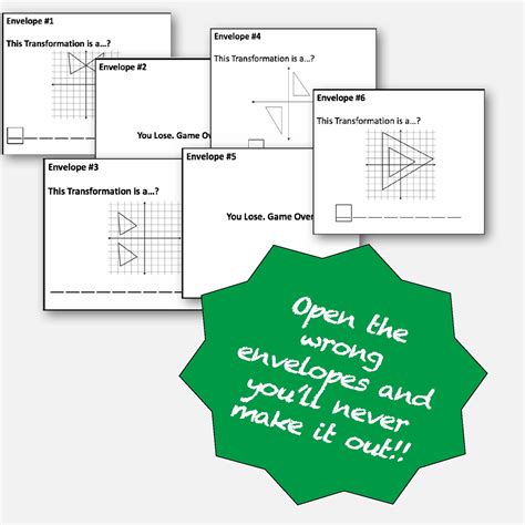 Transformations Activity And Guided Notes Bundle Lauren Fulton Math