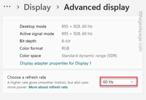 Cannot Change The Monitors Refresh Rate And How To Change That
