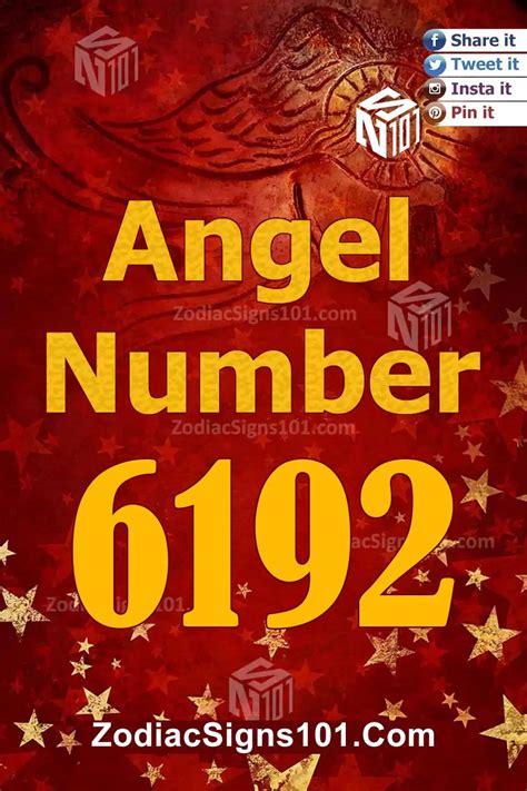 6192 Angel Number Spiritual Meaning And Significance Zodiacsigns101