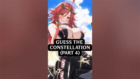 🌟 Part 4 Can You Guess The Constellation Genshin Character Quiz