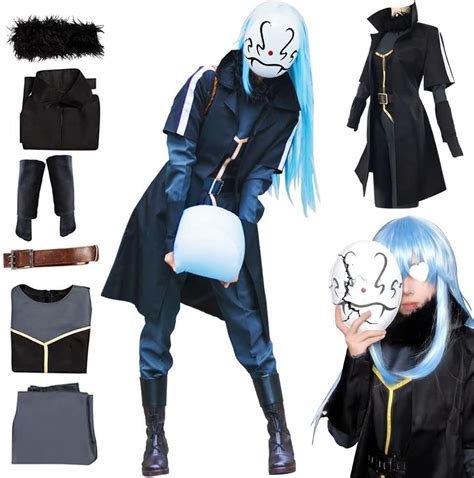 Han Shan Rimuru Cosplay Costume Rimuru Cosplay Outfit Black