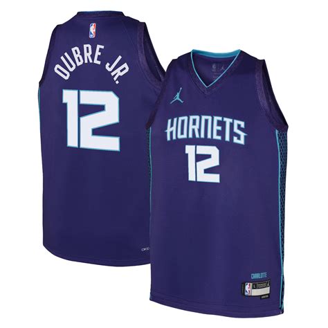 Charlotte Hornets Jordan Statement Edition Swingman Jersey 22 Purple