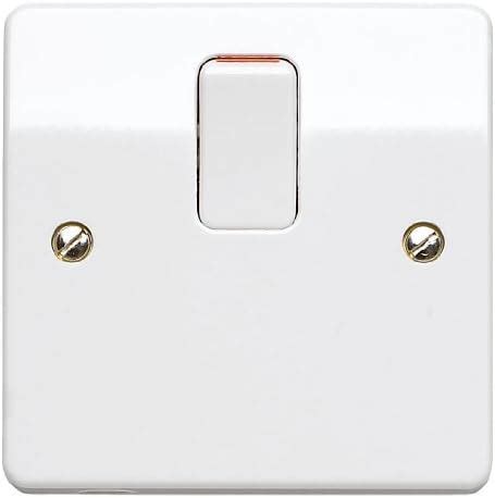 MK K WHI Double Pole Switch Amazon Co Uk DIY Tools