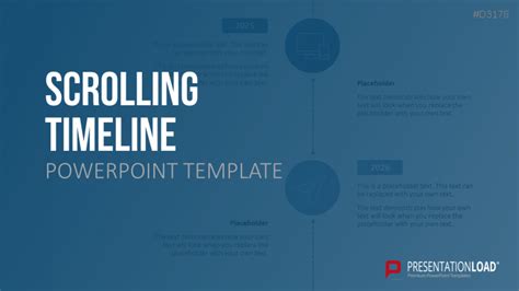 Scrolling Timeline Powerpoint Template