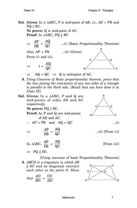 Ncert Solutions For Class 10 Maths Chapter 6 Exercise 62 Mathongo