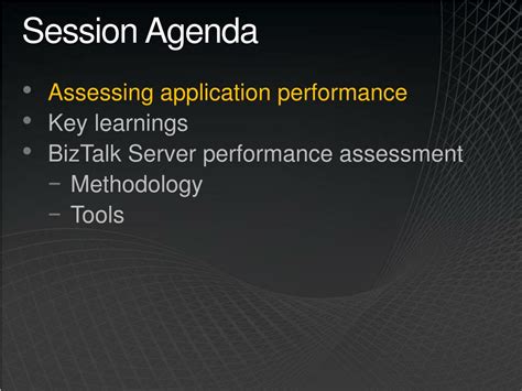 ppt microsoft biztalk server end to end performance testing guidance