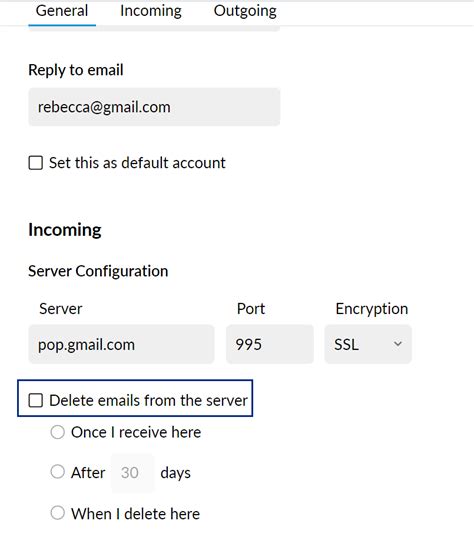 Zoho Mail Add On Settings