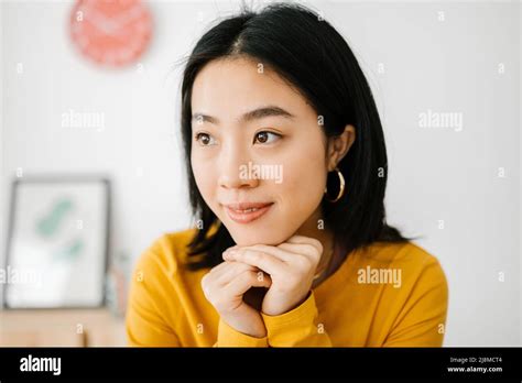 Thoughtful Smile Hi Res Stock Photography And Images Alamy