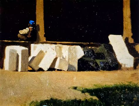 Giuseppe Abbati The Monastery Of Santa Croce