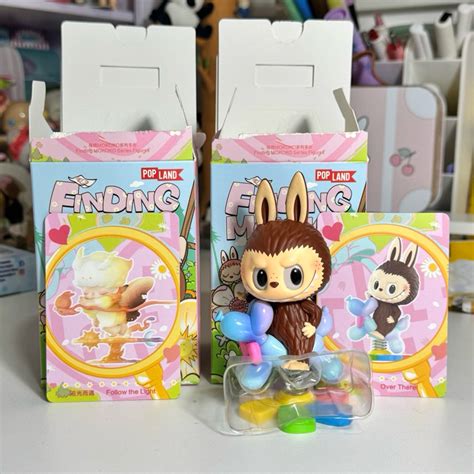 Original Popmart Finding Mokoko Series Opened Labubu And Dimoo Shopee