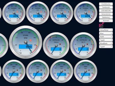 Arduino Digital Dashboard With Steelseries Gauges