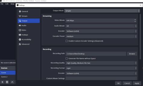 Rtmp Settings Recommended Encoding For Rtmp Server Settings