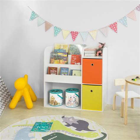 Organizador De Brinquedos Com 2 Caixas Kmb37 W Sobuy Conforama