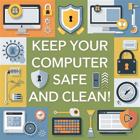 Comprehensive Guide To Keep Your Computer Safe And Clean Premium Ai Generated Image