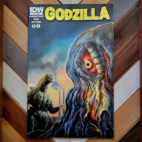 Godzilla 11 Idw Comics 2013 Bob Eggleton Cover Art Scarce Sci Fi Horror Comic Books