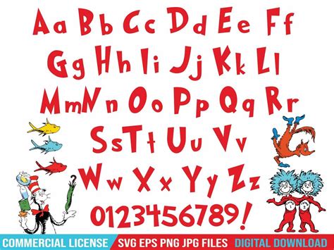 Best 13 Dr Seuss Font Svg Dr Seuss Alphabet Svg Dr Suess Svg Bundle