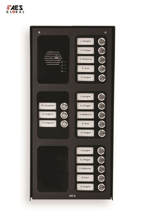 Aes Modular 2×3 Multi Button Gsm Intercom Artofit