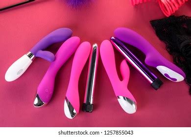 Different Adult Sex Toys On Pink Stock Photo Shutterstock