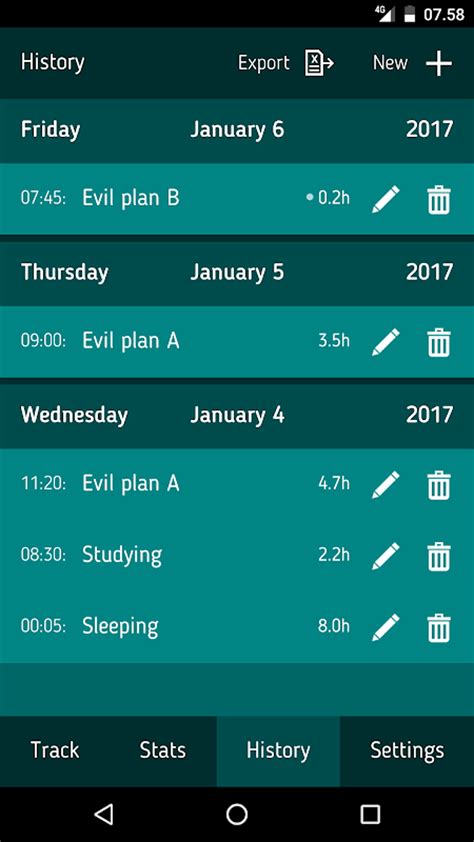 Hours Time Tracker Apk สำหรับ Android ดาวน์โหลด