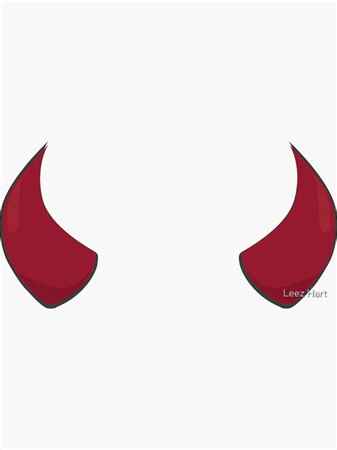 Devil Horns Sticker For Sale By Lieslhartz Redbubble