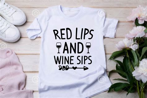 Red Lips And Wine Sips Svg Graphic By Crafted Wonders · Creative Fabrica
