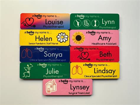 Personalised Name Badge Hello My Name Is Etsy UK