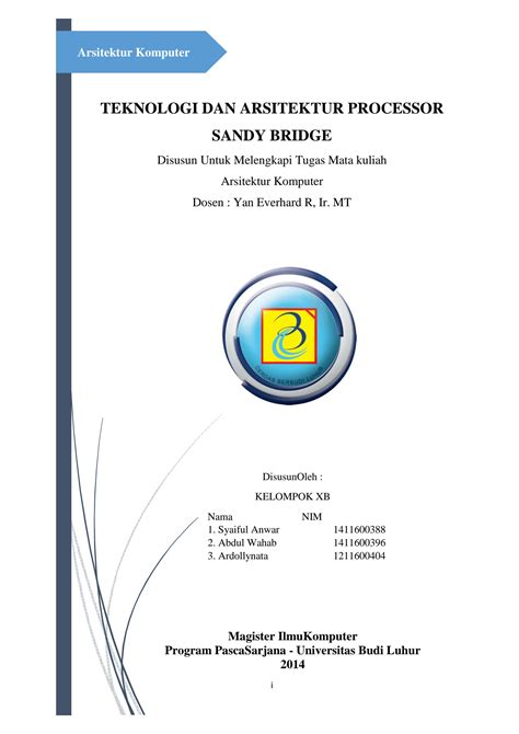 Solution Teknologi Dan Arsitektur Processor Sandy Studypool