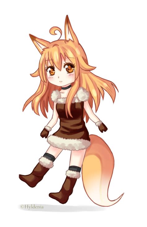Kitsune Chibi By Hyldenia On Deviantart