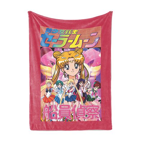 Sailor Scouts Sailor Moon Blanket Animebape