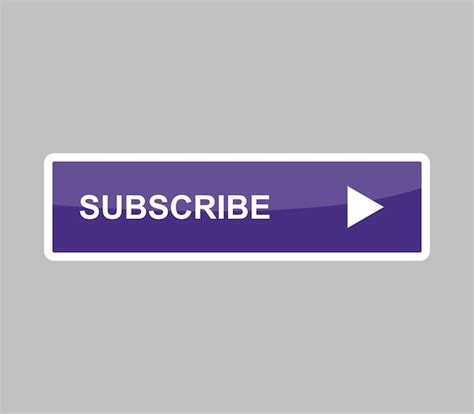 Premium Vector Subscribe Button
