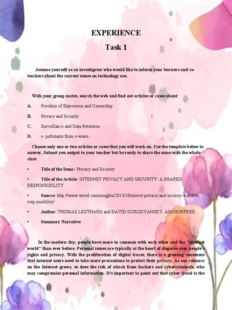 Ed 201 Module 2 Ppt 1 Pdf Privacy Cybercrime