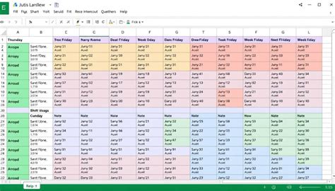 Schichtplan 2 Schichten Excel Vorlage Kostenlos Downloaden