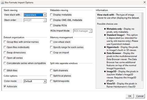 Suppress Bio Formats Pop Up While Running Macro Usage And Issues Imagesc Forum