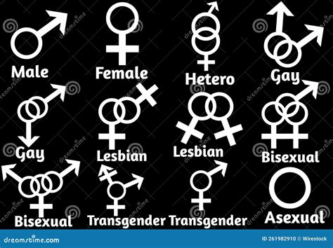 Sexual Orientation Icon Symbol Shape Sign Logo Website Gender Se Stock Illustration