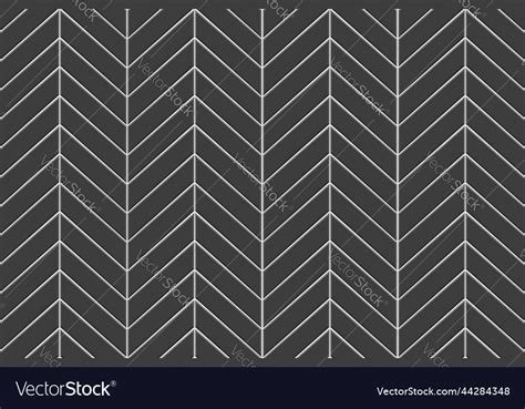 Black Chevron Tile Seamless Pattern Kitchen Vector Image