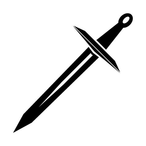 Dagger Icon Design Vector Template 34536576 Vector Art At Vecteezy