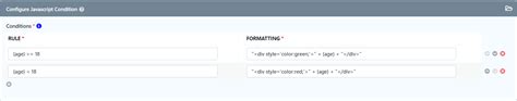 Knowledge Base Applying Colors Using The Javascript Conditional Formatter