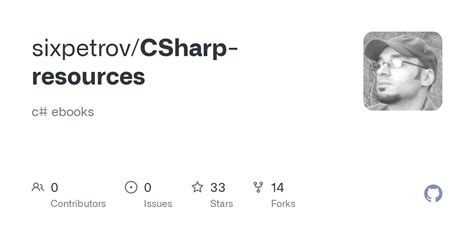 GitHub Sixpetrov CSharp Resources C Ebooks