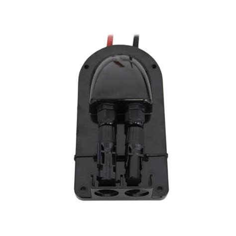 Solar 2 Wire Cable Entry Mc4 Weatherproof Roof Mount W 10 Inch Leads