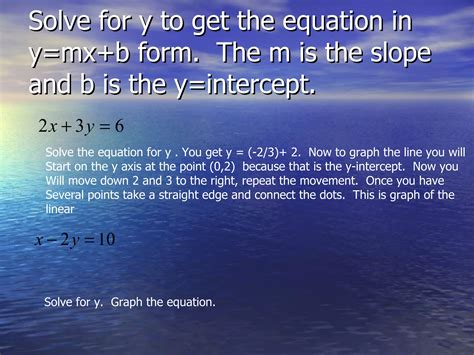 Linear Equation Ppt