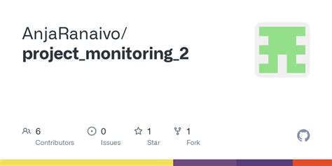 Github Anjaranaivoprojectmonitoring2