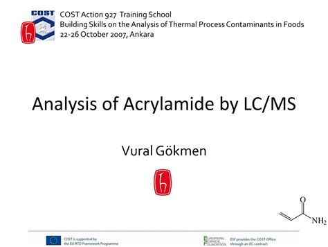 Analysis Of Acrylamide By Lc Ms