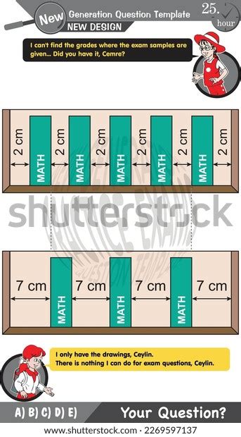 Math Algebraic Expressions Next Generation Test Stock Vector Royalty